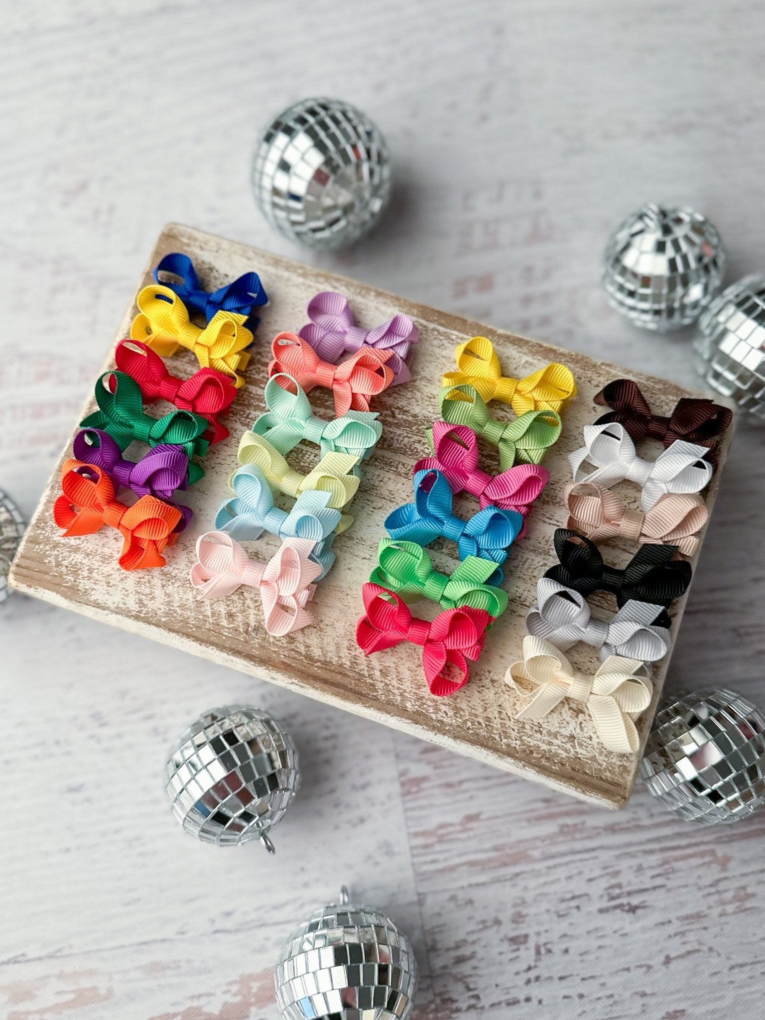 Baby Bows: Bitty Bows for Newborn Girls | Baby Boutique – The Hair Bow ...